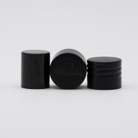 China 24mm  Magnetic Black Perfume Bottle Lid Push Pull type for sale