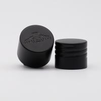 China 24mm  Magnetic Black Perfume Bottle Lid Push Pull type for sale