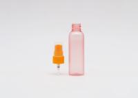 China 30ml Frosted Hot Pink Cosmetic Spray Bottle With Flat Shoulder for sale