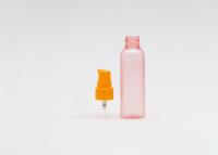 China 30ml Frosted Hot Pink Cosmetic Spray Bottle With Flat Shoulder for sale