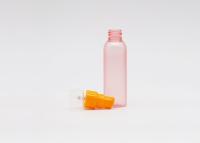 China 30ml Frosted Hot Pink Cosmetic Spray Bottle With Flat Shoulder for sale