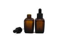 China Latex Rubber 30Ml Dropper Glass Amber Glass Essential Oil Bottle for sale