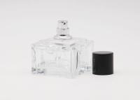 China FEA15 Square Luxury 100ml Cologne Bottle , Custom Made Perfume Bottles for sale