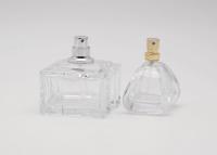 China FEA15 Square Luxury 100ml Cologne Bottle , Custom Made Perfume Bottles for sale