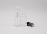 China Hot Stamping 60ml Transparent Glass Reusable Spray Bottle for sale