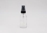 China Hot Stamping 60ml Transparent Glass Reusable Spray Bottle for sale