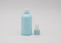 China Pipette Plastic Tube Blue Perfume Dropper 30ml Oil Bottle for sale