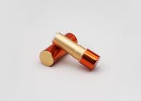 China Cylinder 3.8g Magnetic Green Aluminum Empty Lipstick Tube for sale