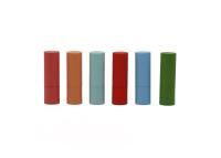 China Colorful Aluminum Magnetic 3.8g Lip Balm Container Tube for sale