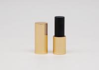 China SGS Black Gold Cylinder Lipstick Containers Bulk For Cosmetics for sale