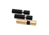 China SGS Black Gold Cylinder Lipstick Containers Bulk For Cosmetics for sale