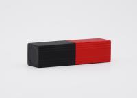 China Magnet Cap Square Shaped Rubber Empty Lipstick Tube Case for sale