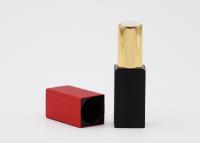 China Magnet Cap Square Shaped Rubber Empty Lipstick Tube Case for sale