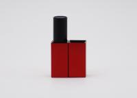 China 3.5g Cosmetic Aluminum Shiny Red Empty Lipstick Tube for sale