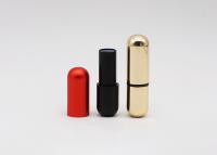 China Mixed Color Empty Lipstick Tube , Oval Shaped Lip Balm for sale