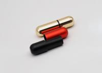 China Mixed Color Empty Lipstick Tube , Oval Shaped Lip Balm for sale