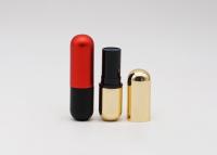 China Mixed Color Empty Lipstick Tube , Oval Shaped Lip Balm for sale