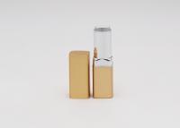 China Matte Gold Empty Lip Scrub Containers , Custom Lip Balm Tubes for sale