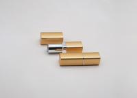 China Matte Gold Empty Lip Scrub Containers , Custom Lip Balm Tubes for sale