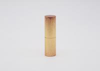 China Screen Printed Gold Aluminum Empty Lipstick Tube , ABS  Aluminum Lip Balm Tubes for sale
