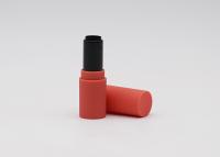 China Color Matching Cylindrical Plastic Lipstick Tube , Empty Liquid Lipstick Container for sale