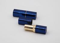 China Shiny Blue Empty Lipstick Tube Hot Stamping Surface Treatment for sale