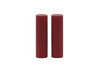 China Plastic Plum Color Cylinderical Lip Balm Container Tube for sale