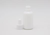 China 30ml Cylinder Cosmetic Oil Glass Bottle With Various Droppers for sale