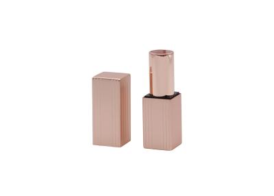 China 3.5g Gold Aluminum Empty Lipstick Tube , Lipstick Tube Packaging for sale