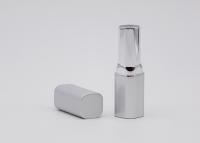 China Square Silver Aluminum 3.5g Lipstick Packaging Tube Container for sale