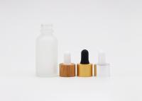 China 15ml Clear Frosted Perfume Dropper Bottles , Glass Oil Dropper for sale