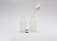 China 15ml Clear Frosted Perfume Dropper Bottles , Glass Oil Dropper for sale