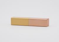 China Gold Square Vintage Metal Aluminum Lip Balm Tube  Bulk for sale