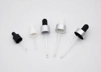 China 13mm Silicone Teat Bamboo Plastic Aluminum Dropper Tops for sale