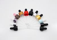 China 13mm Silicone Teat Bamboo Plastic Aluminum Dropper Tops for sale