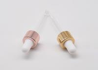 China plastic closure 15/410 Pink Color Dropper Lids , Dropper Plug for sale