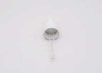 China Threaded 18/410 White Essential Oil Dropper Bottle Tops for sale