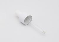 China Threaded 18/410 White Essential Oil Dropper Bottle Tops for sale
