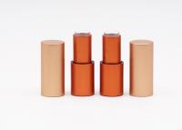 China Cylinder Custom Color  Magnetic Lip Balm Custom Lipstick Tubes for sale