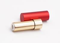 China 3.5g Aluminum Red Gold Fashionable Empty Lipstick Packaging Tube Case for sale
