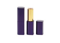 China UV Coating Rhombus Shape Aluminum Lip Balm Tubes Cute for sale