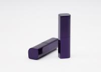 China UV Coating Rhombus Shape Aluminum Lip Balm Tubes Cute for sale