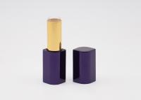 China UV Coating Rhombus Shape Aluminum Lip Balm Tubes Cute for sale