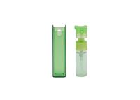China 10ml Bottle Perfume Spray Square Shape Glass Inner Reusable for sale