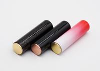 China Press Open Hot Stamping Biodegradable Lipstick Tubes Magnet Design for sale