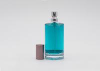 China Round Refillable 50ml Cosmetic Packaging Glass Bottle FEA15 for sale