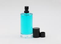 China Round Refillable 50ml Cosmetic Packaging Glass Bottle FEA15 for sale