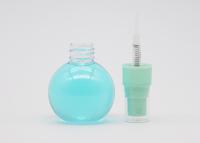 China Ball Shape Fine Mist Spray Bottle 30ml Empty  Crystal Green Color for sale