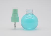 China Ball Shape Fine Mist Spray Bottle 30ml Empty  Crystal Green Color for sale