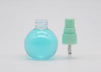 China Ball Shape Fine Mist Spray Bottle 30ml Empty  Crystal Green Color for sale